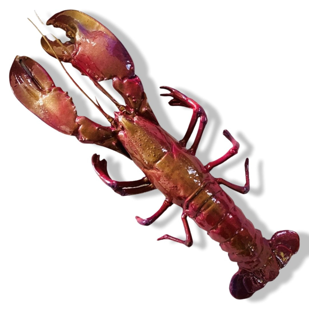 Kreeft decoratie koraal/goud – ORGNL Art Design by Anoek